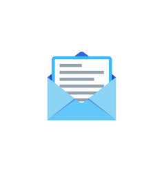 E-mail envelope logo icon design template elements