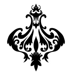 Damask emblem Royalty Free Vector Image - VectorStock