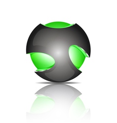 Light ball logo Royalty Free Vector Image - VectorStock