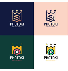 Digital camera - emblem on Royalty Free Vector Image