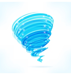 Blue tornado Royalty Free Vector Image - VectorStock