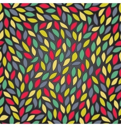 Colored pattern on leaves theme autumn pattern Vector Image