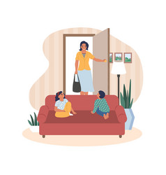 Kid having bath Royalty Free Vector Image - VectorStock