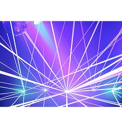 Laser disco lights background Royalty Free Vector Image