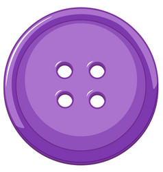 Large purple button white background Royalty Free Vector