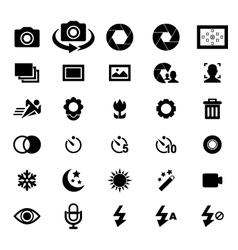 Photography simple color icons Royalty Free Vector Image Photography simple color icons Royalty Free Vector Image