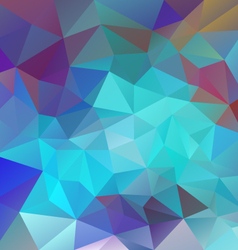 Ice blue polygon triangular pattern background Vector Image