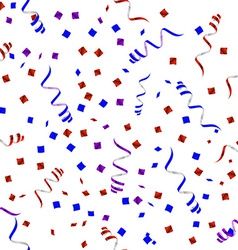 Party streamers silhouette surprise Royalty Free Vector