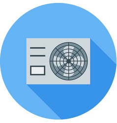 Ac outside unit Royalty Free Vector Image - VectorStock