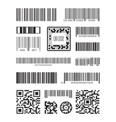 Barcode icon numbers bar code label Royalty Free Vector