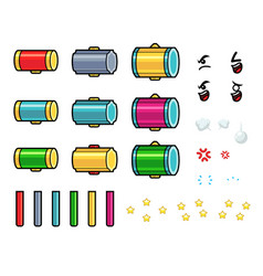 Mole game sprites Royalty Free Vector Image - VectorStock
