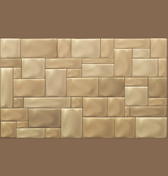 Stone block wall Royalty Free Vector Image - VectorStock