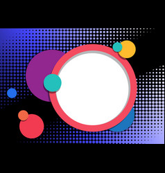 Background design with colorful triangle shapes Vector Image