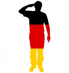 German salute Royalty Free Vector Image - VectorStock