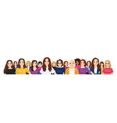 Group of women Royalty Free Vector Image - VectorStock