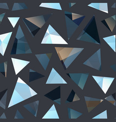 Abstract triangle seamless pattern Royalty Free Vector Image