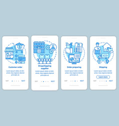 Dropshipping poster template layout online Vector Image