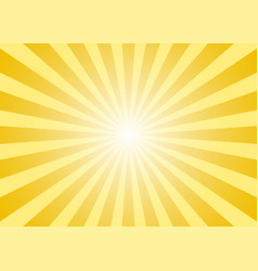 Abstract yellow sun rays Royalty Free Vector Image