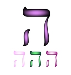 Hebrew Hey Vector Images (13)
