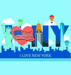 I love usa Royalty Free Vector Image - VectorStock