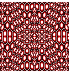 Design distorted hexagon geometric pattern Vector Image
