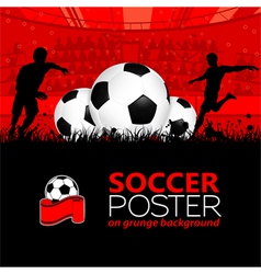 Soccer poster Royalty Free Vector Image - VectorStock