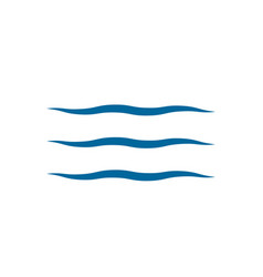 Blue wave icon Royalty Free Vector Image - VectorStock