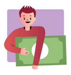 Cartoon Guy Holding Money Vector Images (over 260)
