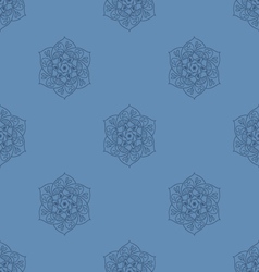 Mandala seamless pattern Royalty Free Vector Image
