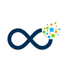 Infinity Symbol Design Royalty Free Vector Image