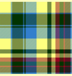 Green red check square pixel seamless pattern Vector Image