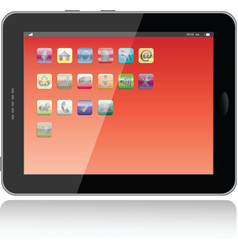 Tablet pc and smart phone Royalty Free Vector Image