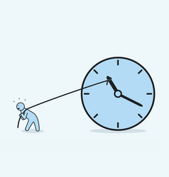 Concept of effective time management Royalty Free Vector