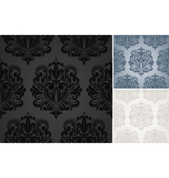 Beautiful seamless damask pattern Royalty Free Vector Image