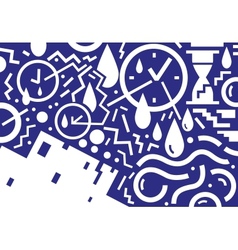 Time doodles Royalty Free Vector Image - VectorStock