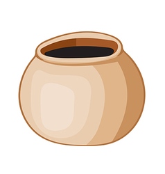 Clay jar Royalty Free Vector Image - VectorStock