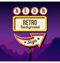 Vintage billboard with the inscription Welcome Vector Image