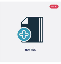 Two color multiple file icon from user interface Vector Image