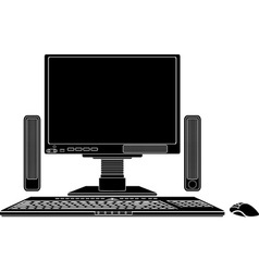 Stencil chip with electronic pattern Royalty Free Vector