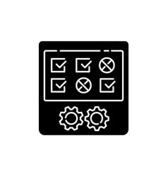 Production testing icon Royalty Free Vector Image
