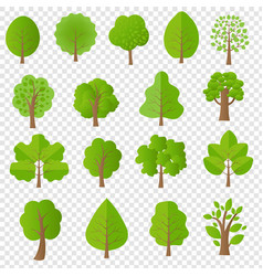 Set of tree symbols Royalty Free Vector Image - VectorStock