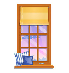 Cartoon window Royalty Free Vector Image - VectorStock