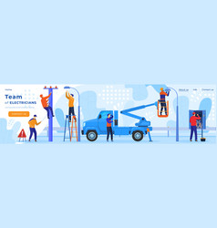 Cartoon power engineer Royalty Free Vector Image