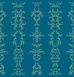Rococo seamless pattern Royalty Free Vector Image