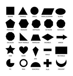 Geometric shapes Royalty Free Vector Image - VectorStock