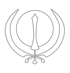 Khanda Sikh Symbol Vector Images (over 120)