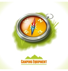 Camping symbol travel map Royalty Free Vector Image