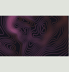 Dark colorful topographic map background Vector Image