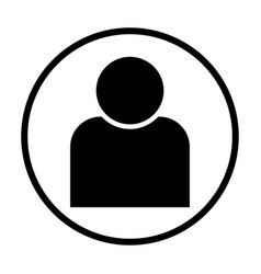 Human head silhouette Royalty Free Vector Image