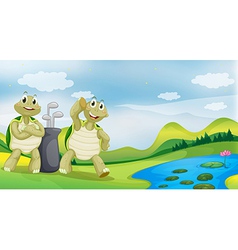 Animals Golf Vector Images (over 360)